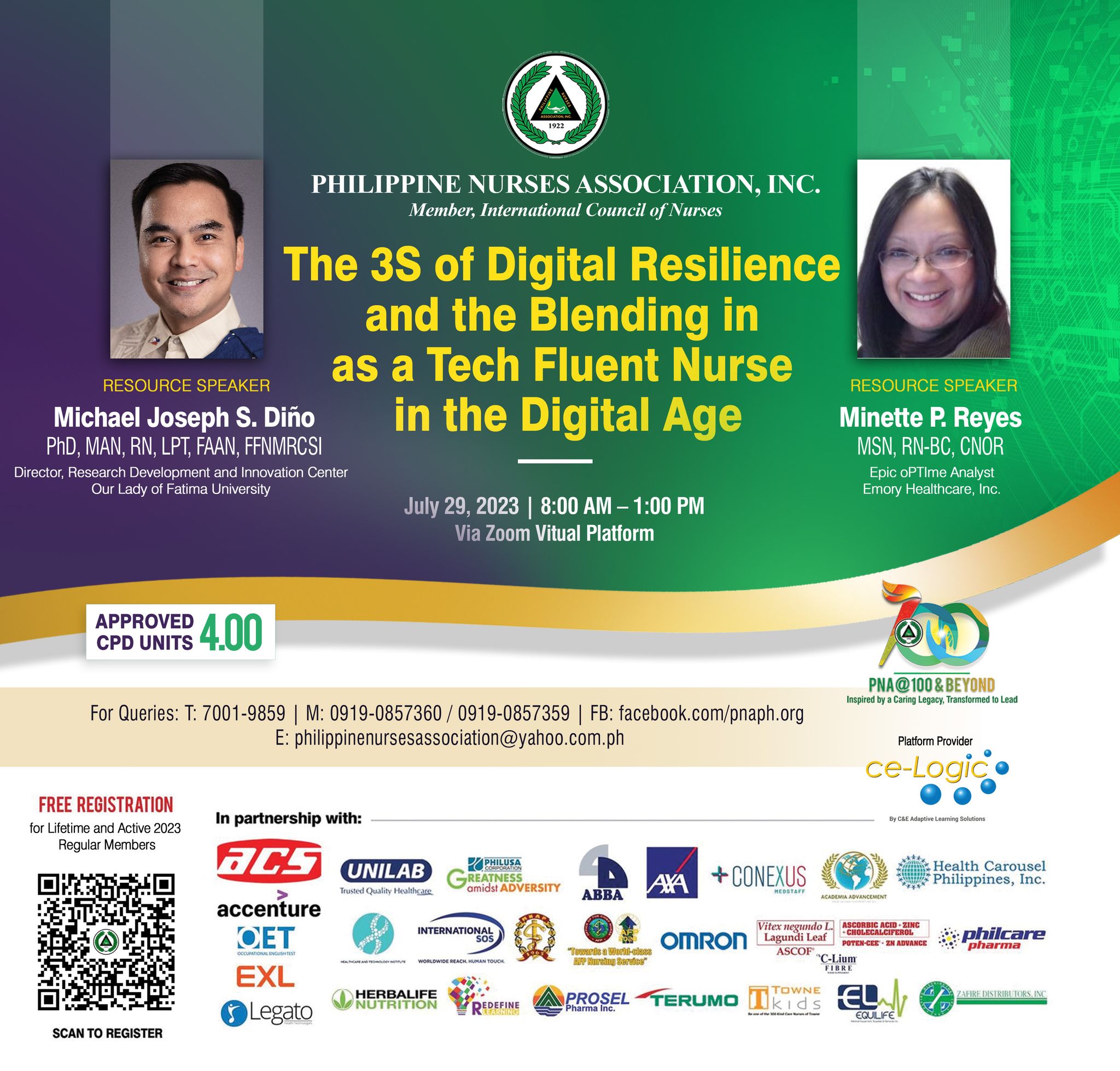 Schedule of PNA's seminars / trainings