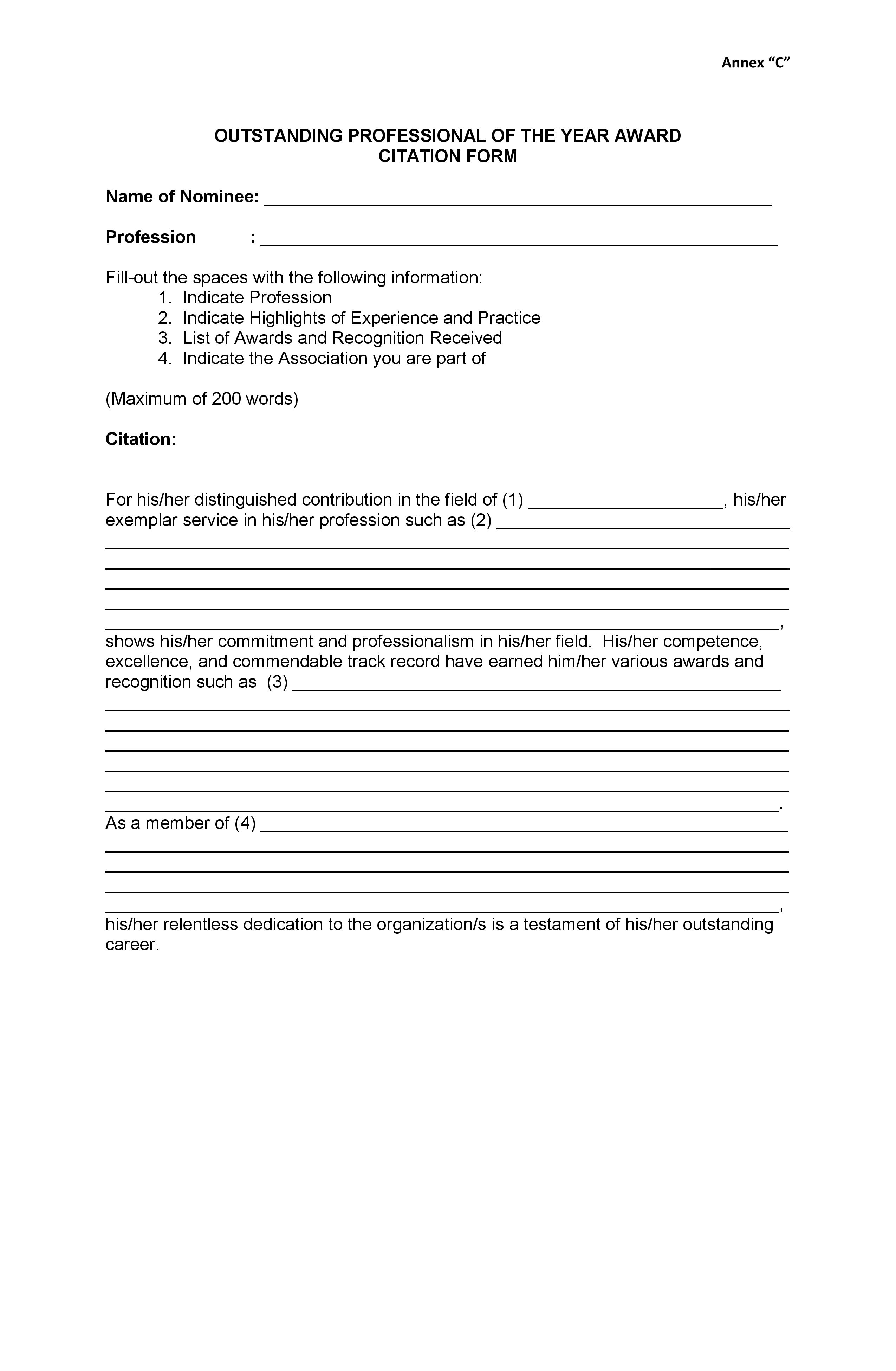 Awards and Recognitions